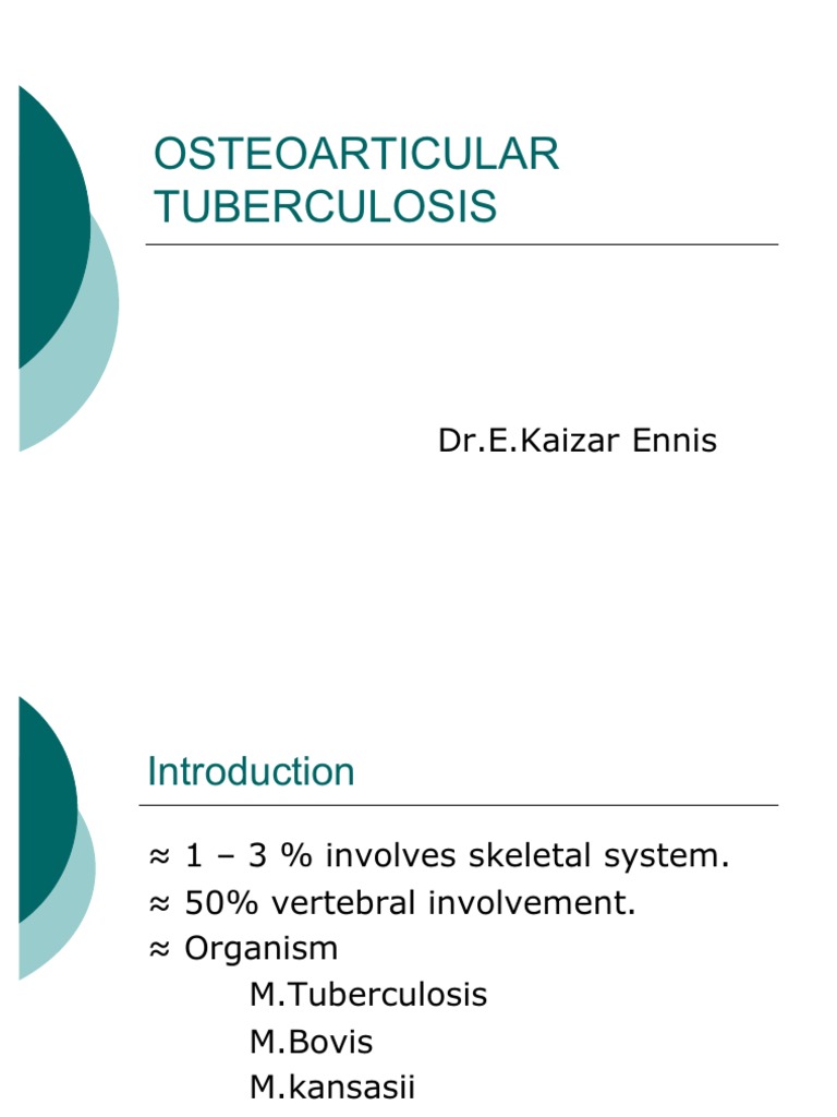 Osteoarticular Tuberculosis Overview | PDF | Tuberculosis | Bone