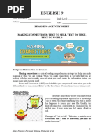 English 9 Q2 Module 4 | PDF | Learning | Prediction