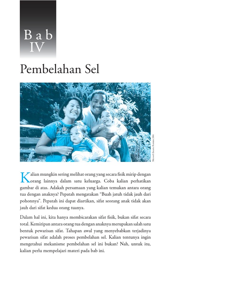 Biologi Xii - Bab 4 Pembelahan Sel | PDF