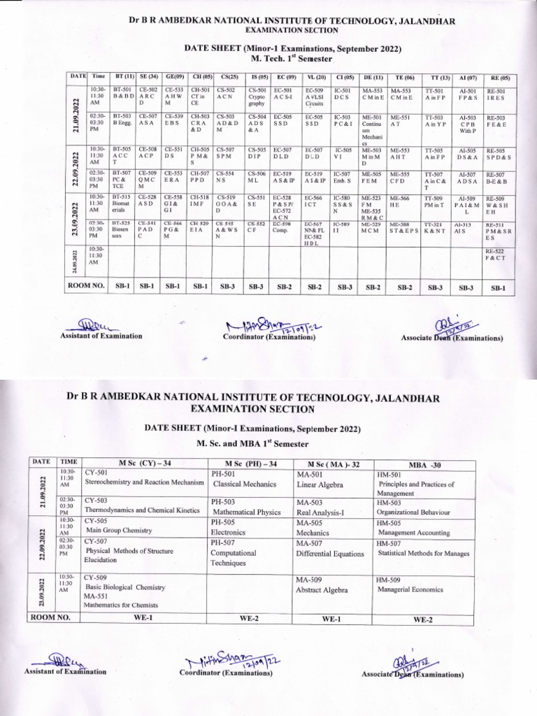 Date Sheet MINOR I | Download Free PDF | Equations | Physical Sciences Date Sheet MINOR I | Download Free PDF | Equations | Physical Sciences
