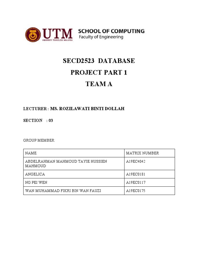 Project Part 1 | PDF | Databases | Cloud Computing