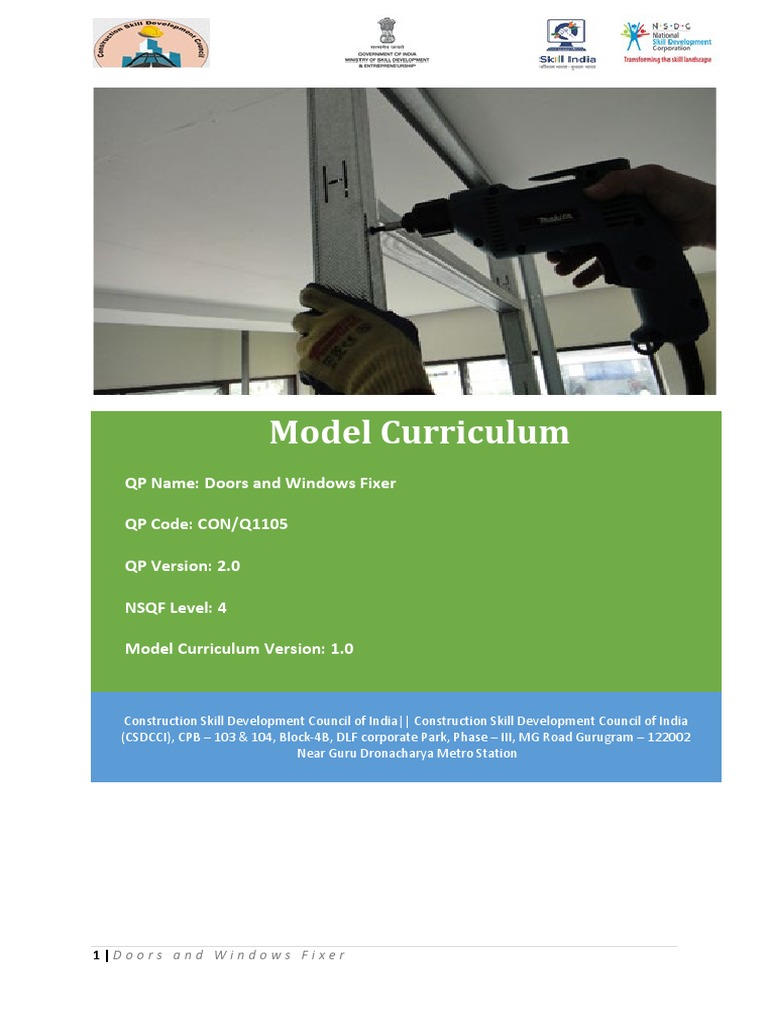 MC CON Q1105 - Door and Window Fixer V2.0 16072020 | PDF