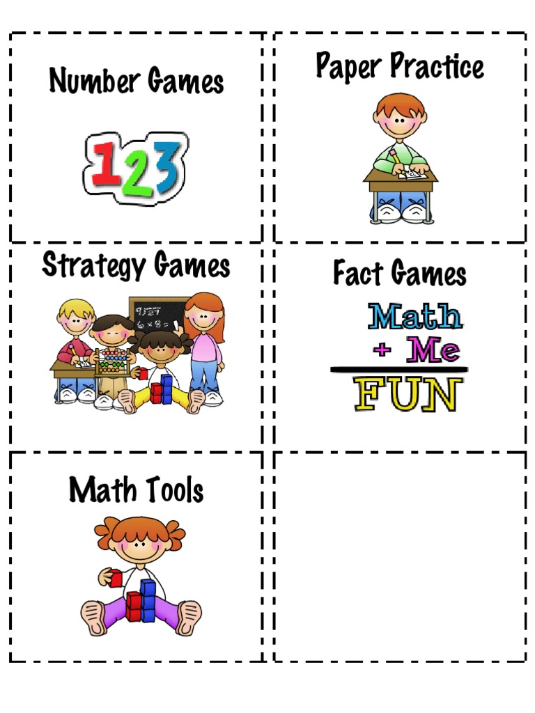 Daily 5 Math Labels | PDF