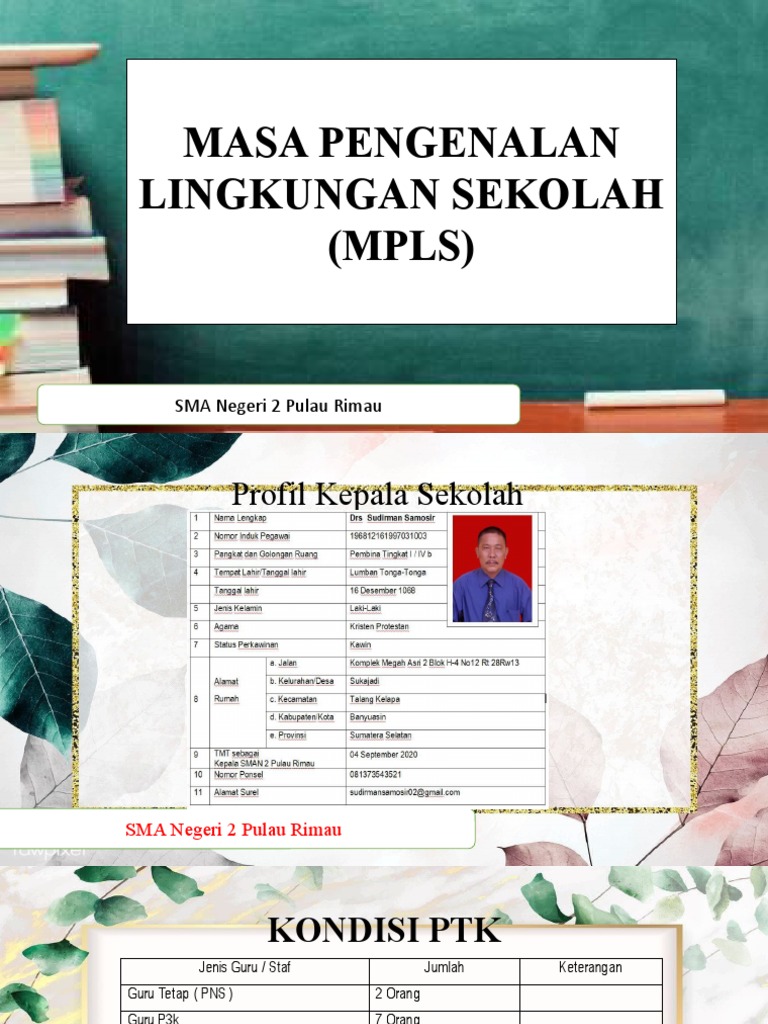MPLS SMA Negeri 2 Pulau Rimau 2023 | PDF