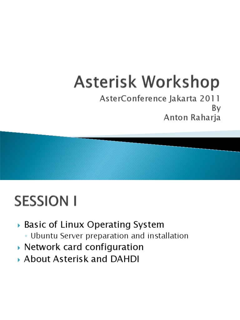 Asterisk Setup Guide on Ubuntu 2011 | PDF | Computer Architecture ...