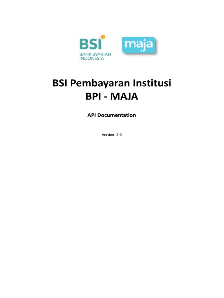 Documentation Maja Integration Api Original | PDF