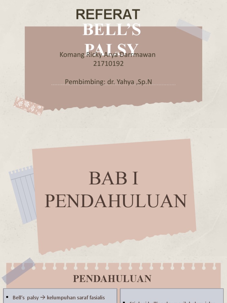 Bells Palsy | PDF