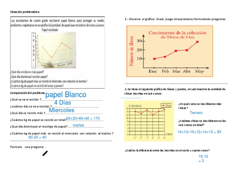 Situación Problemática - Grafico Lineal | PDF