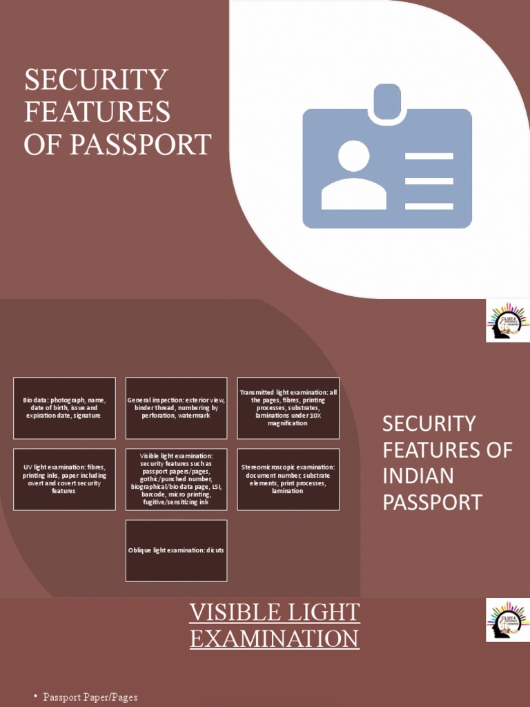 Security Features of Passport | PDF | Graphic Design | Printing