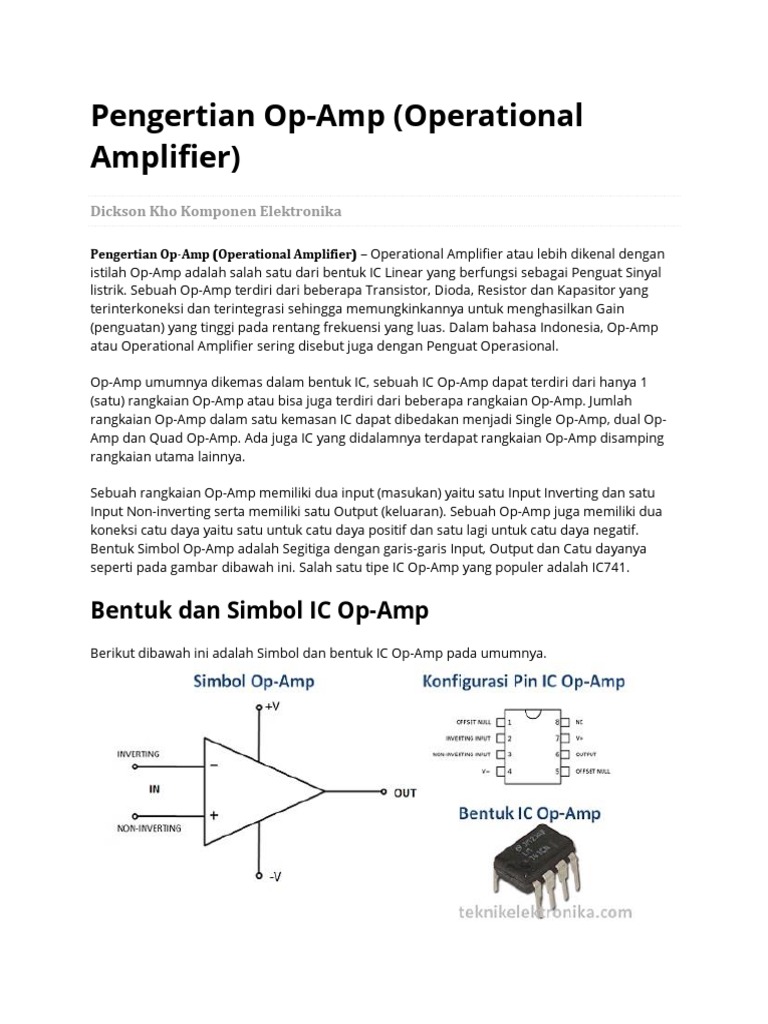 Op Amp | PDF