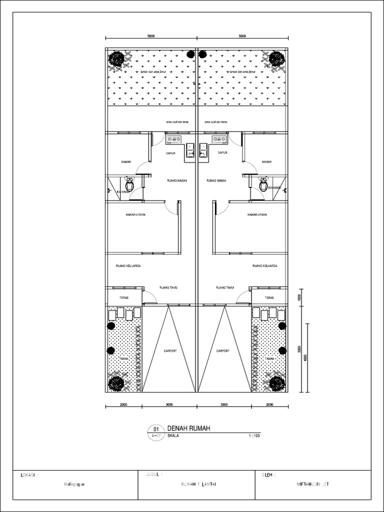 Denah Rumah Type 50m2 | PDF