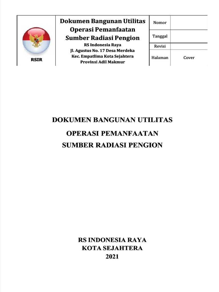 contoh dokumen-bangunan-utilitas-operasi-pemanfaatan-sumber-radiasi ...