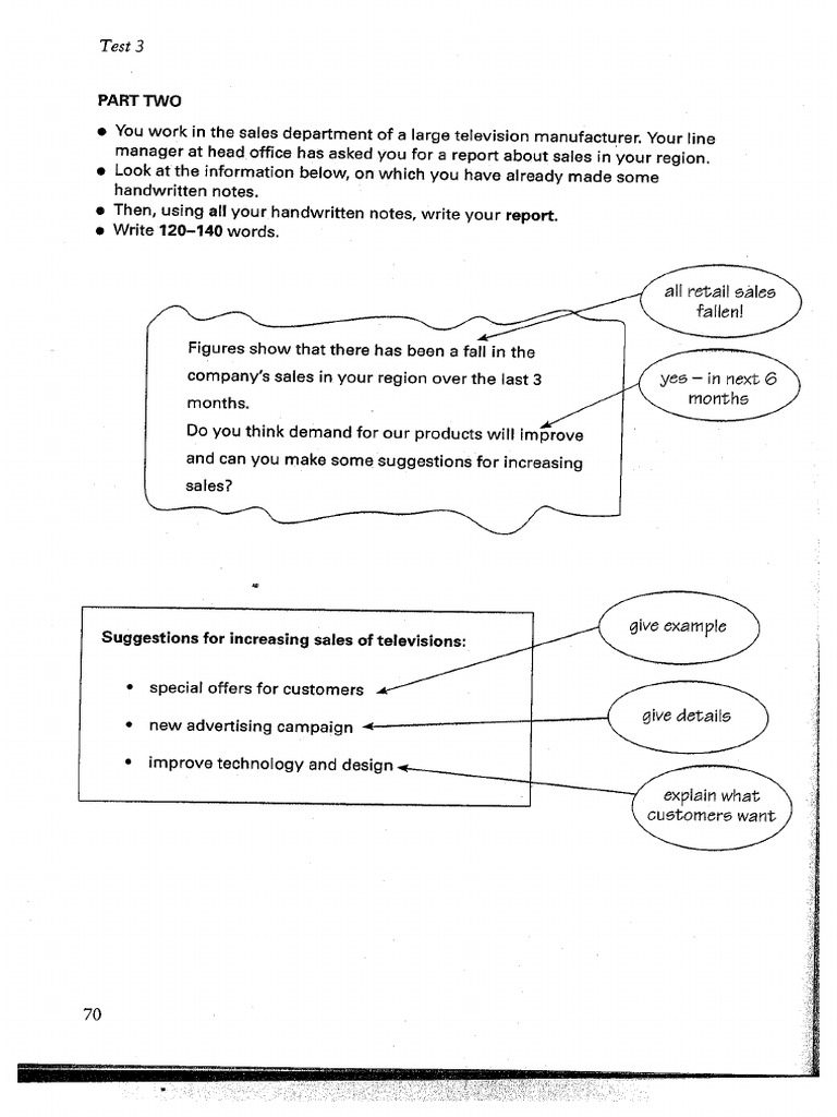 BEC Vantage 5 - Test 3 - Writing | PDF