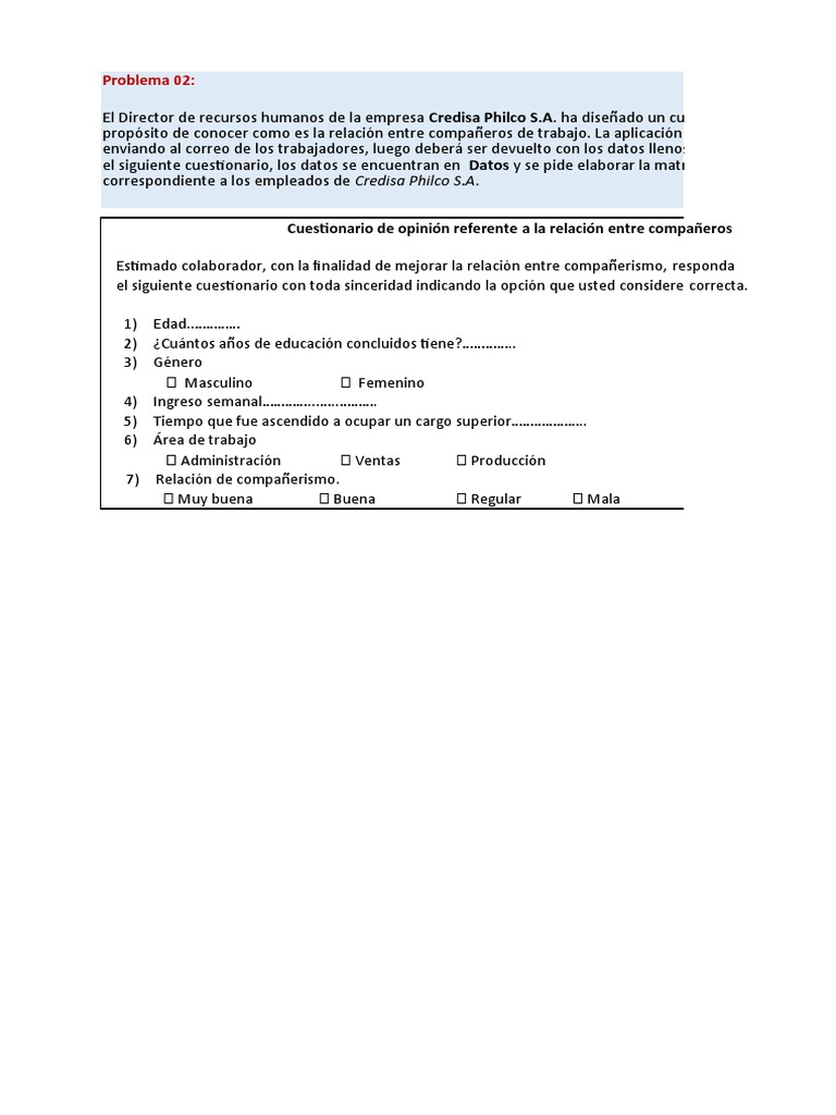 S03 Base Datos Credisa Philco | PDF