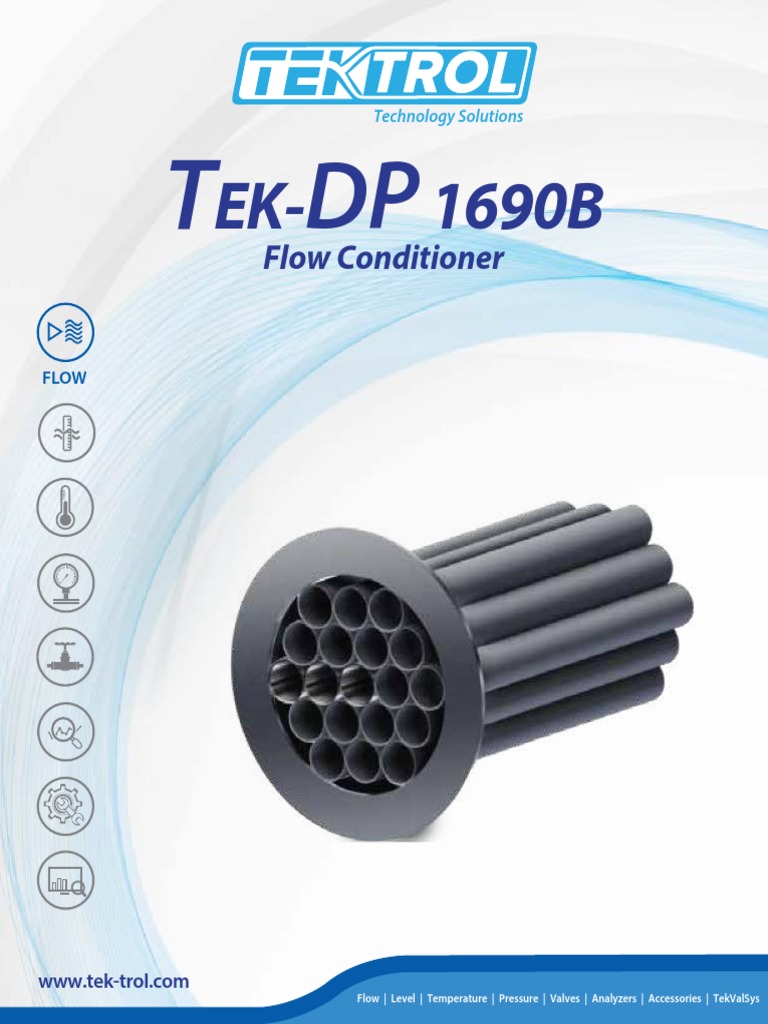 1690B Flow Conditioner Catalog En21.r00 W | PDF | Pipe (Fluid ...