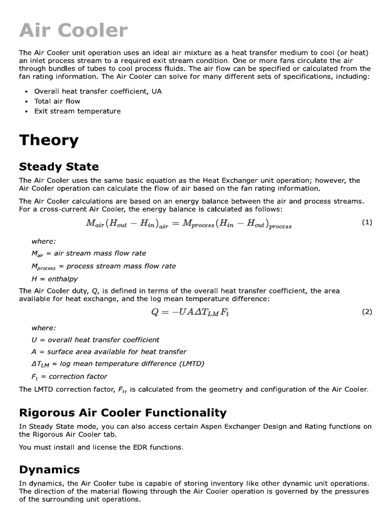 Air Cooler | PDF