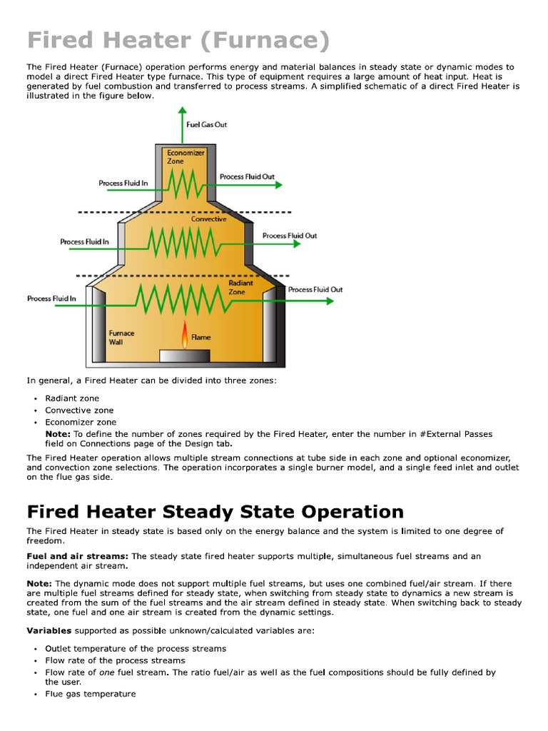 Fired Heater (Furnace) | PDF