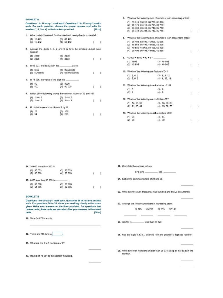 J Math 1 | PDF