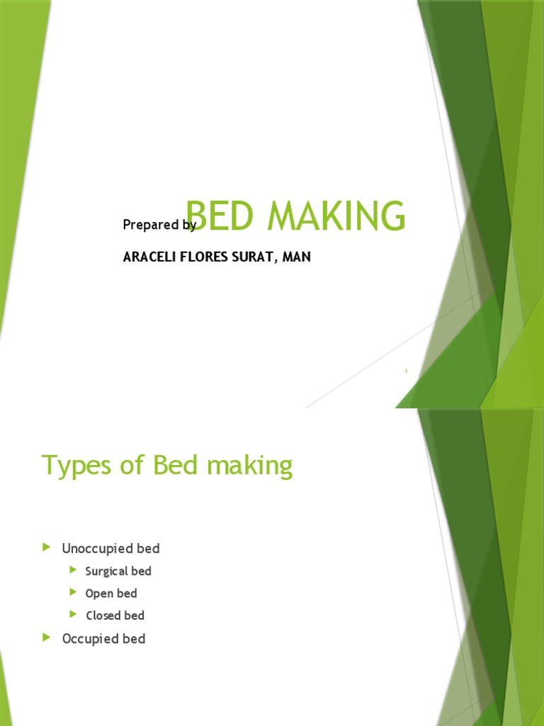 Bed Making | PDF | Bed | Linens