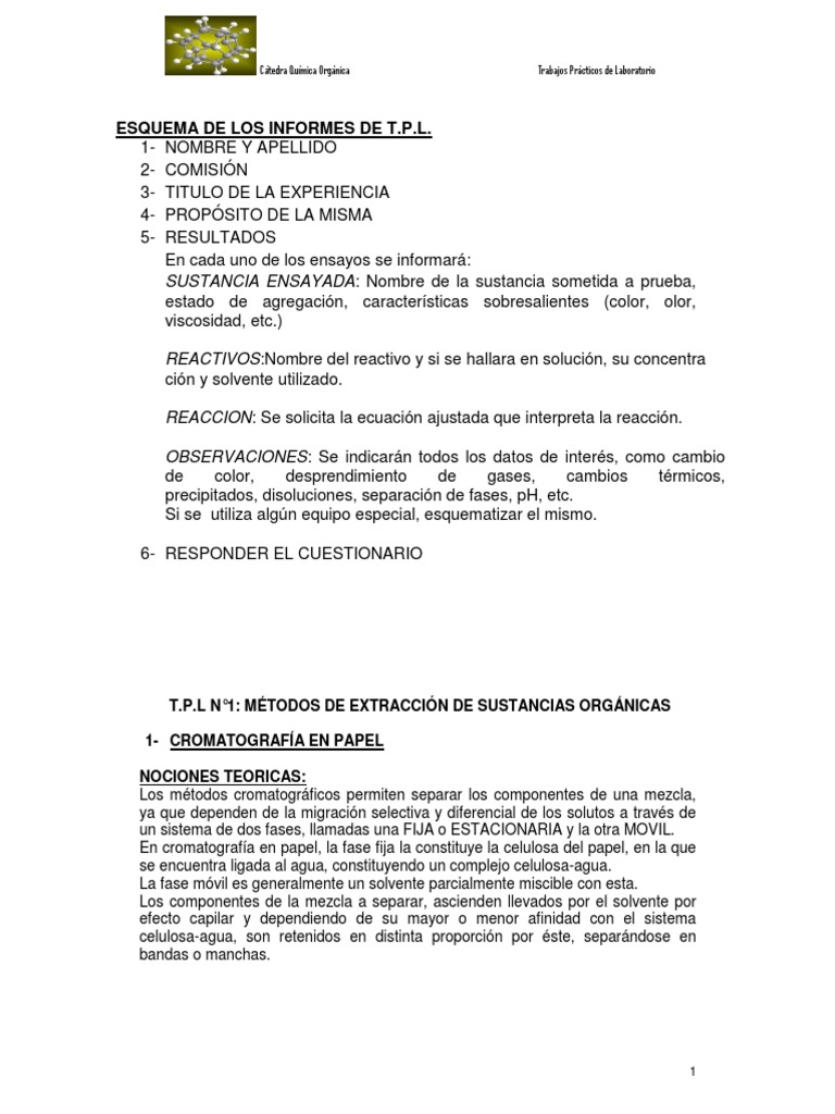 Guia TPL Bromatología | PDF | Hidrocarburos | Alcano