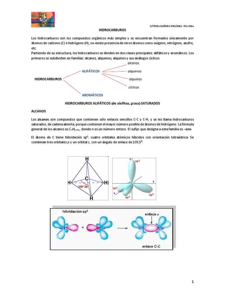 Hidrocarburos Alifaticos | PDF | Isómero | Alcano