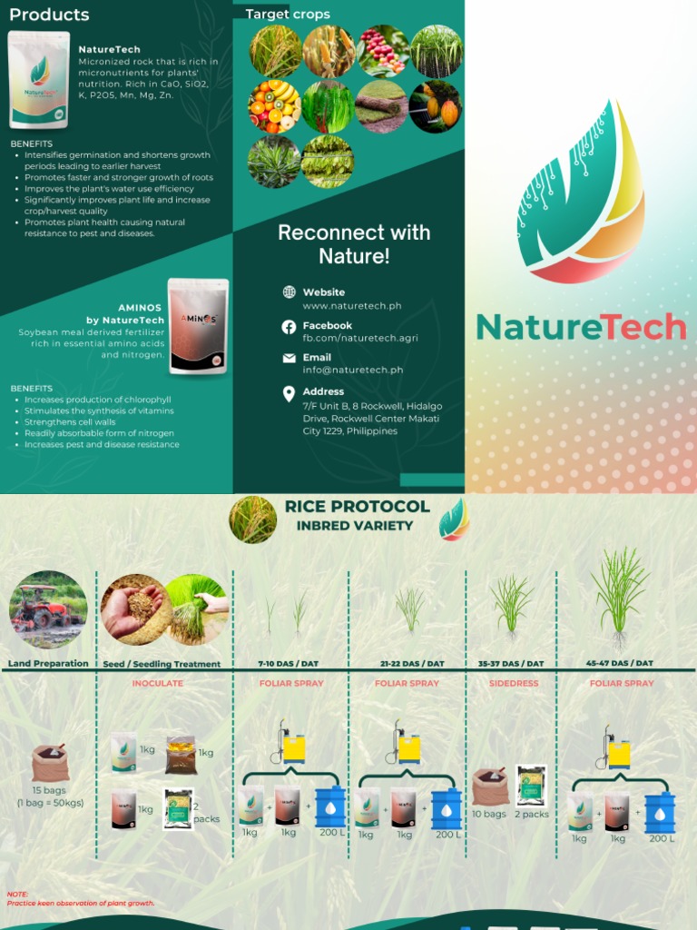 Nature Tech Brochure With Protocol | PDF