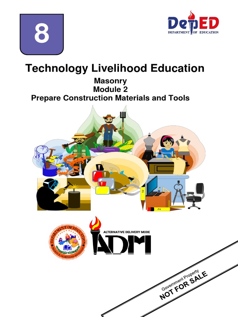 TLE8 - Masonry - q1 - Mod2 - v2 - DivLevel | PDF