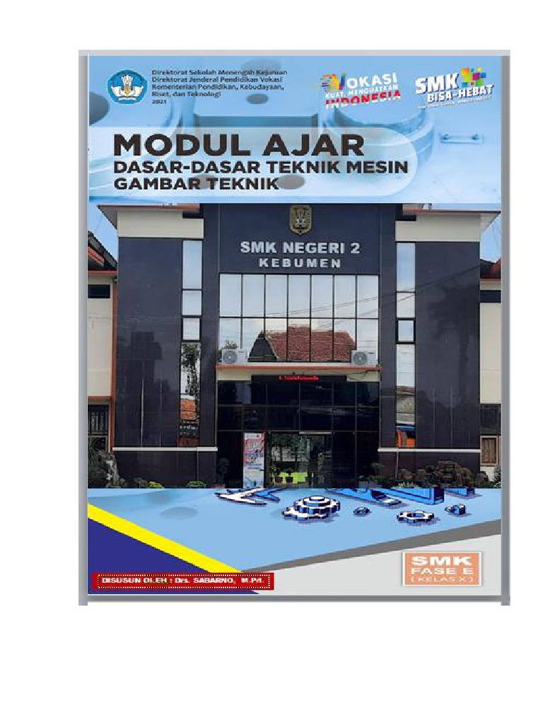 MODUL GAMBAR TEKNIK (PDF - Io) OKE | PDF | Art