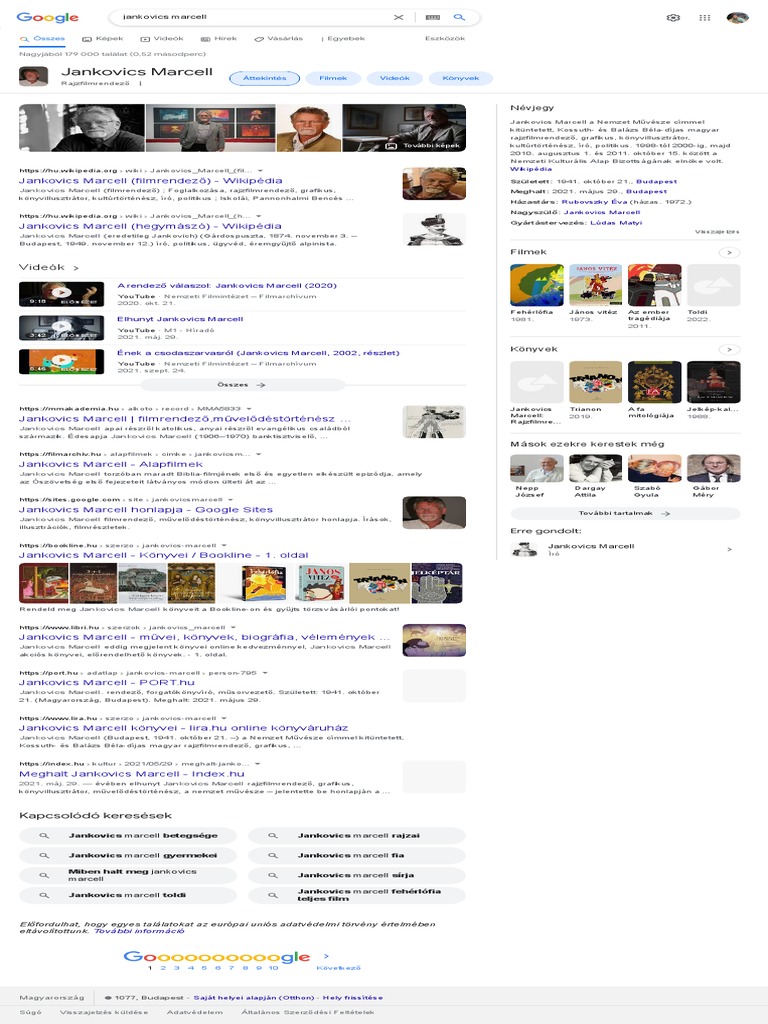 Jankovics Marcell - Google-Keresés | PDF