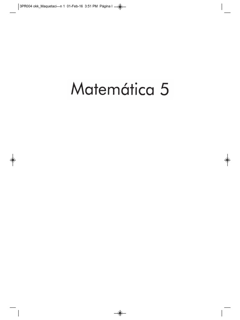 Matematica 5to Grado | Descargar gratis PDF | Números | Matemáticas