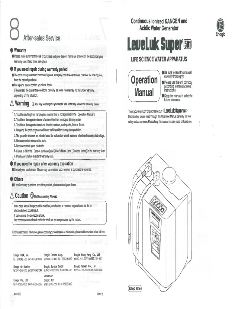 Leveluk Super 501 | PDF