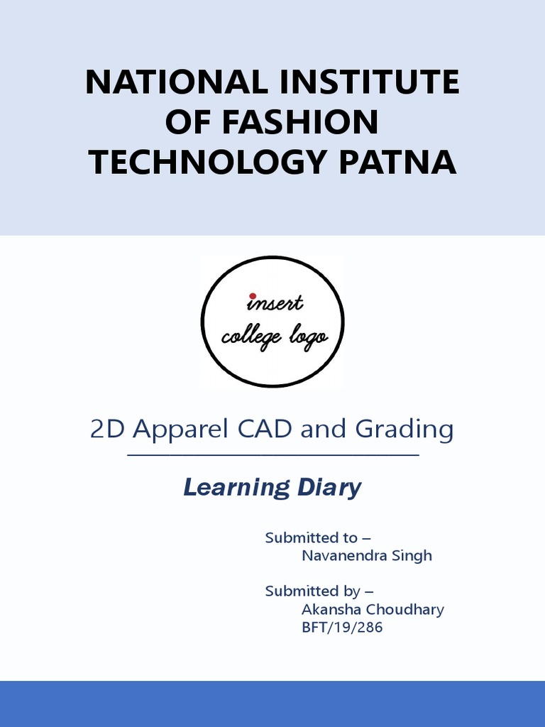 Apparel CAD and Grading Learning Diary | PDF