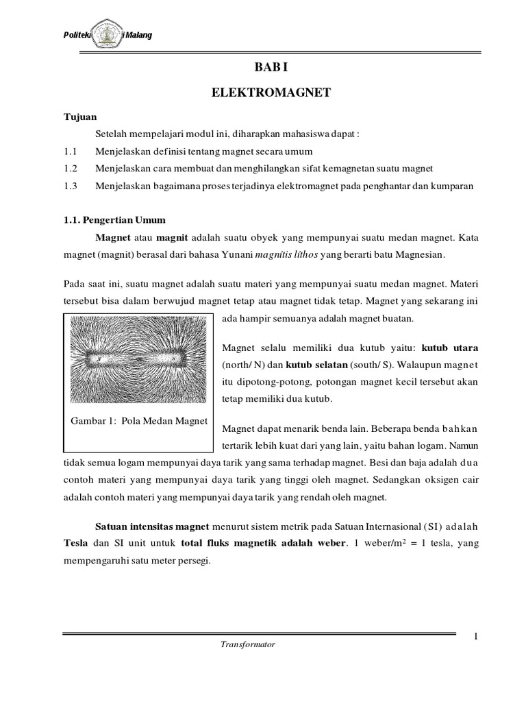Elektromagnet | PDF | Metode & Bahan Ajar | Sains & Matematika