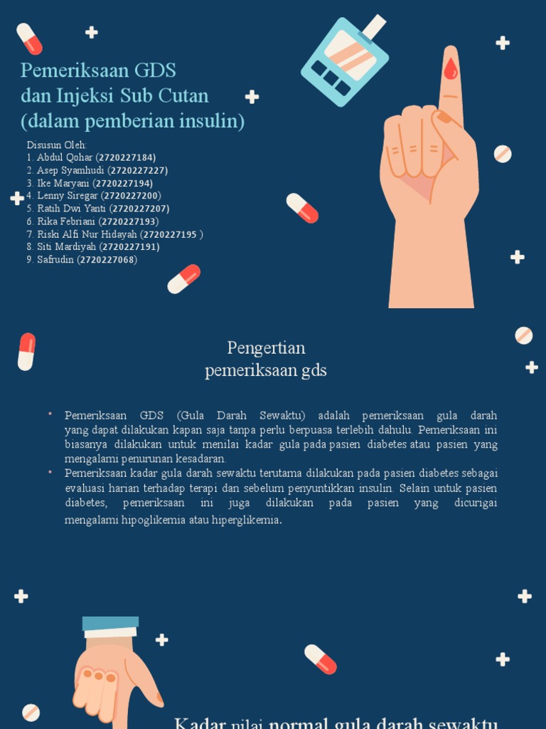 Pemeriksaan Gds Dan Injeksi Insulin | PDF