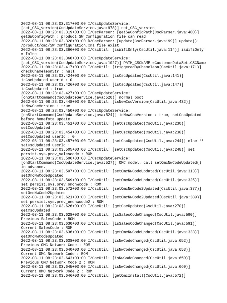 Home Fota Update Log | PDF | Computer Programming | Computing Platforms