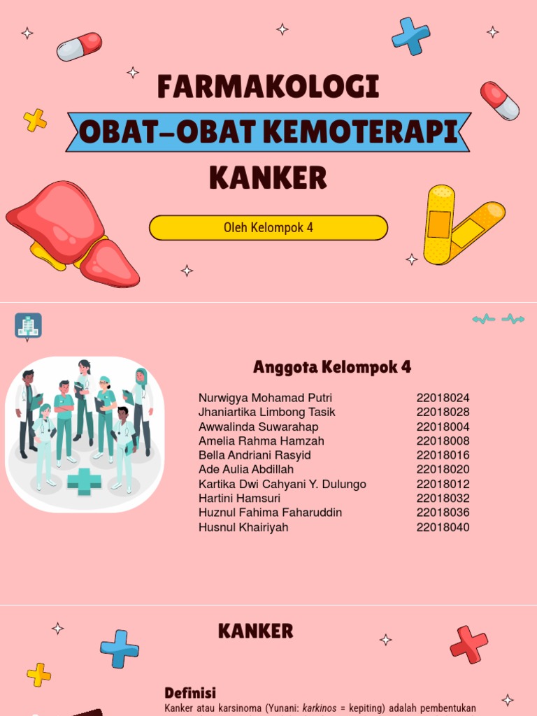 Obat dan Mekanisme Kemoterapi Kanker | PDF | Sains & Matematika
