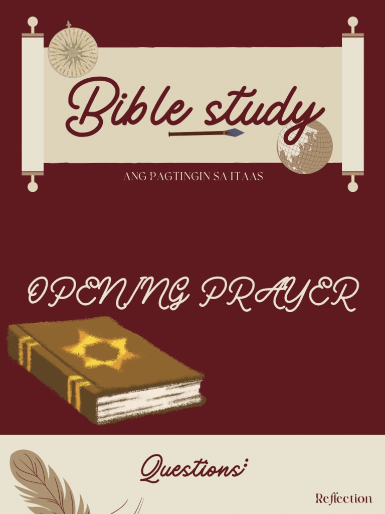 1 - Bible Study | PDF