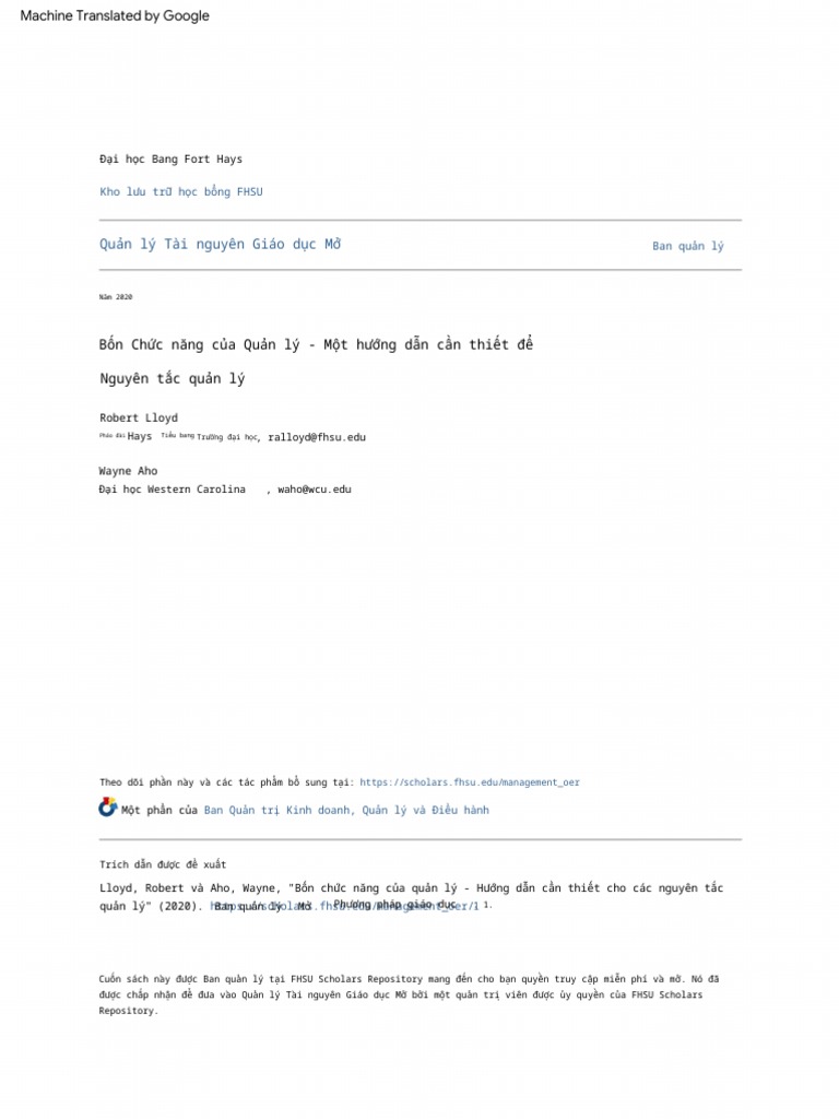 The Four Functions of Management - An Essential Guide To Manageme | PDF ...