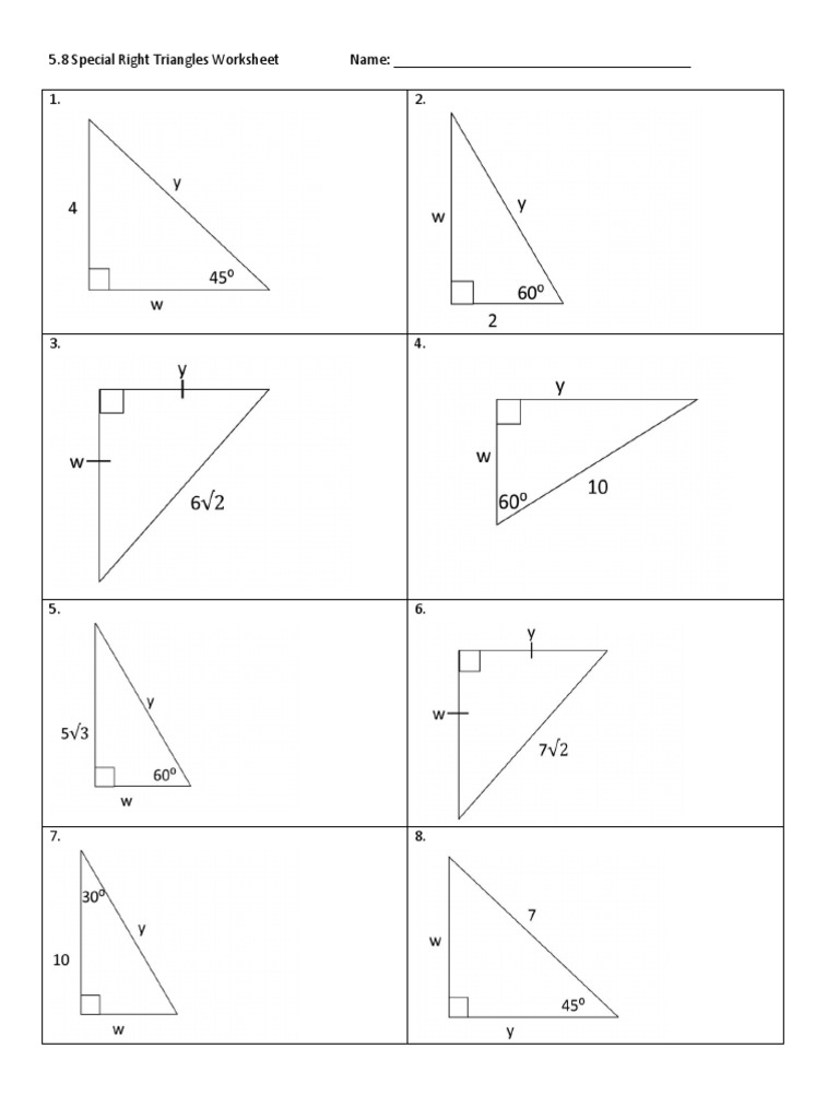 5 8 Worksheet Day 1 | PDF