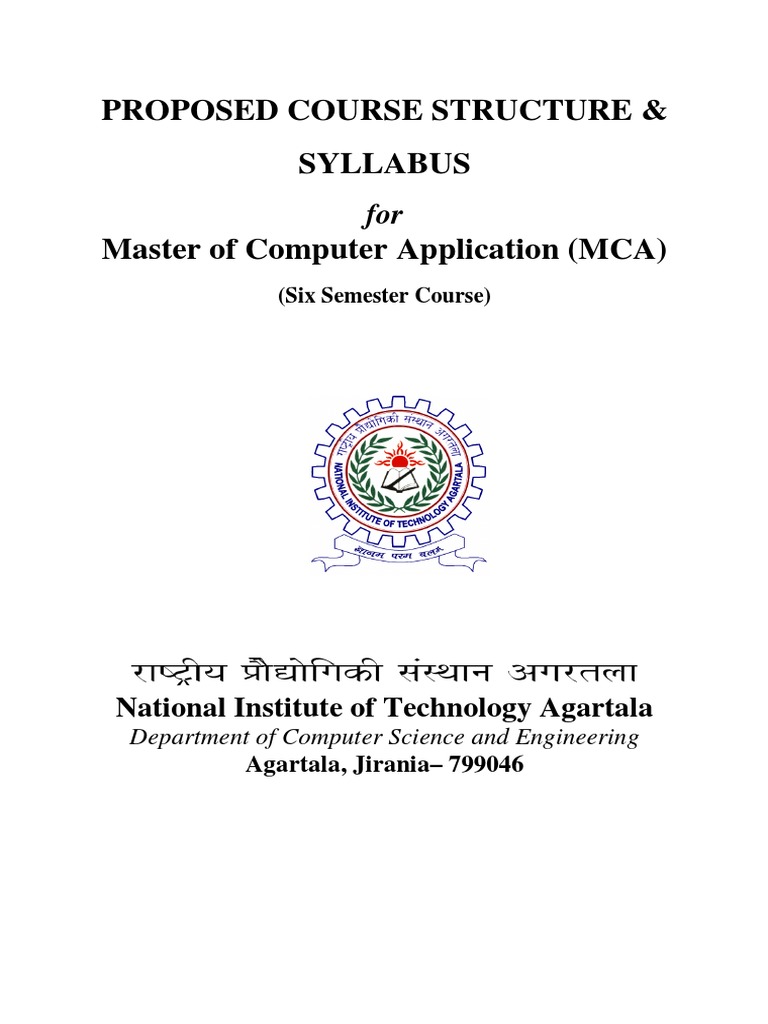 Mca Syllabus Nita | PDF