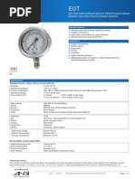 Water Column To PSI Conversion Chart | PDF | Pressure | Inch