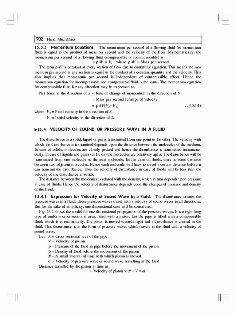 Lecture 2 | PDF | Momentum | Fluid Dynamics Lecture 2 | PDF | Momentum | Fluid Dynamics