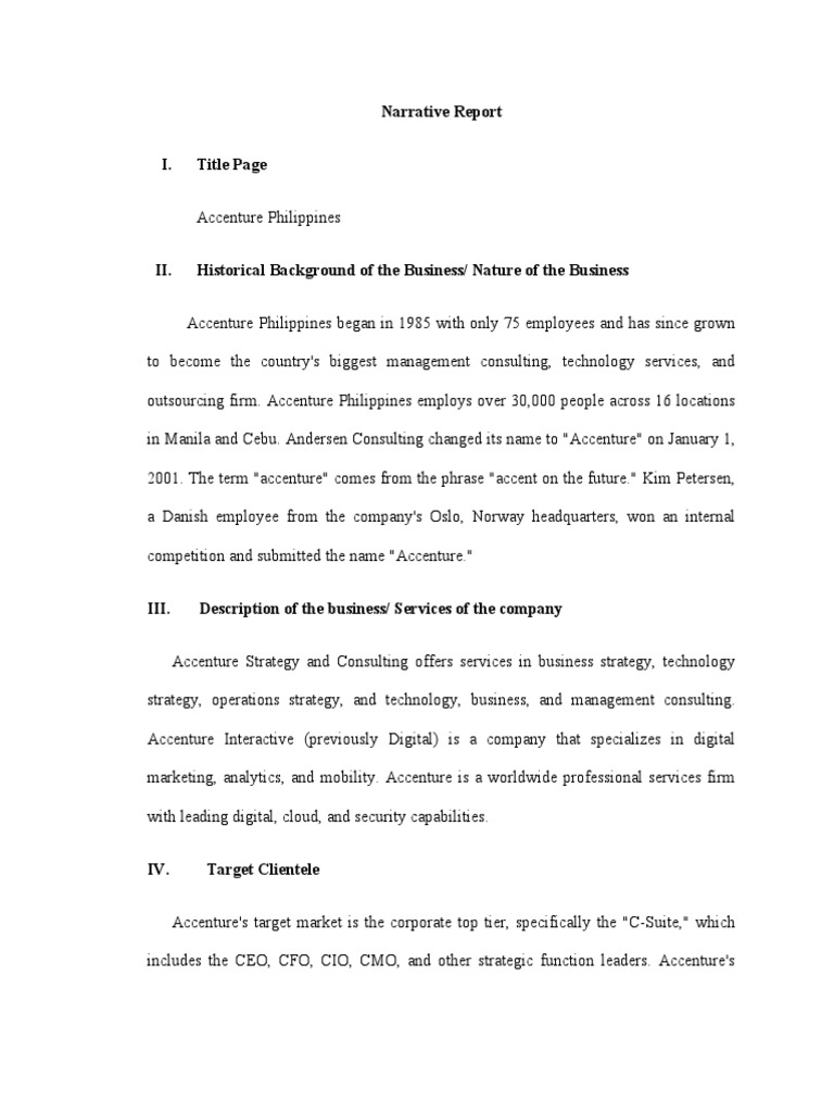 ICT-Narrative Report | PDF