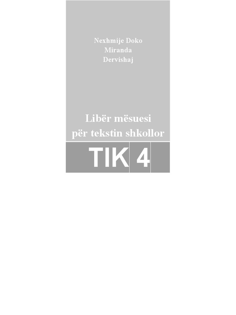 Tik 4 | PDF
