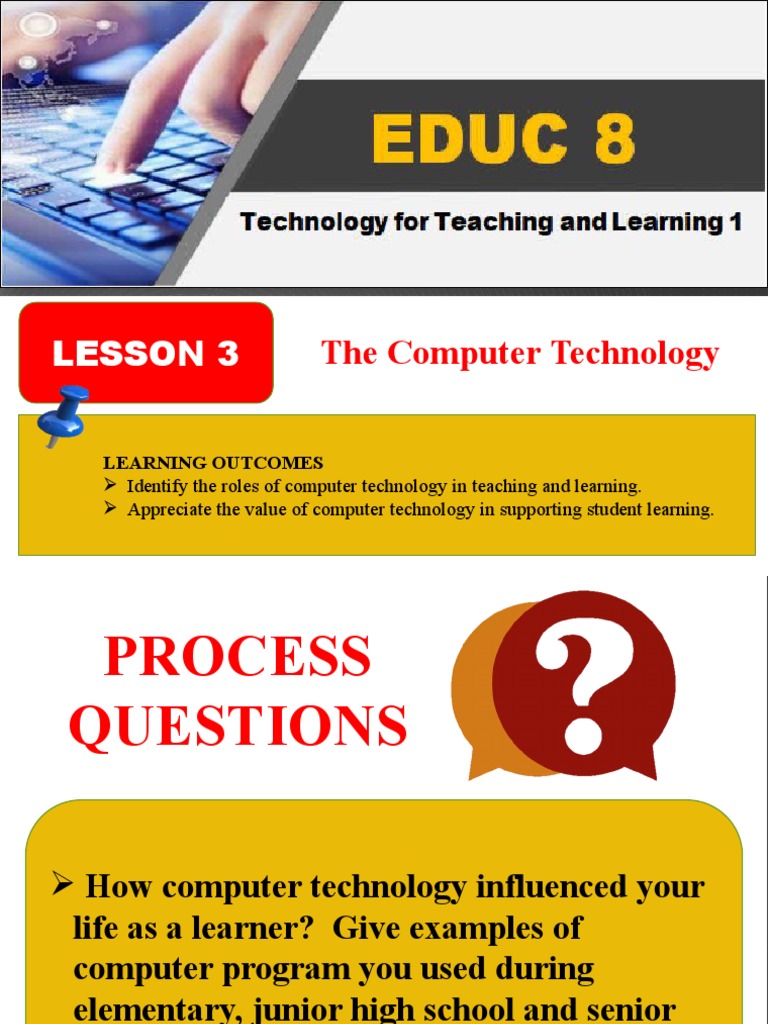EDUC8 - Lesson 3 Edited | PDF | Educational Technology | Learning