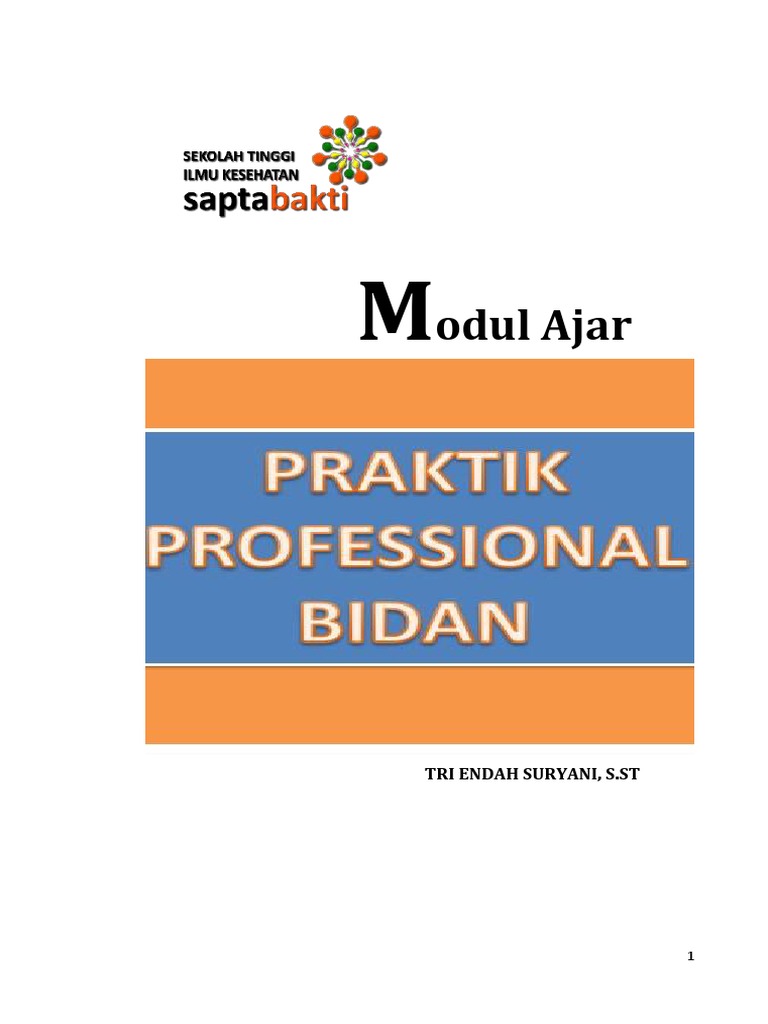 Modul Ajar Praktik Profesional Bidan | PDF | Pengembangan Diri