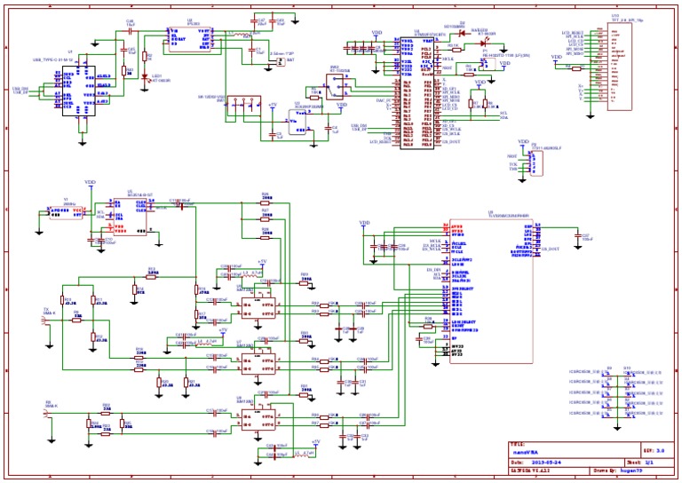 Schematic Nanovna v3.0 | PDF
