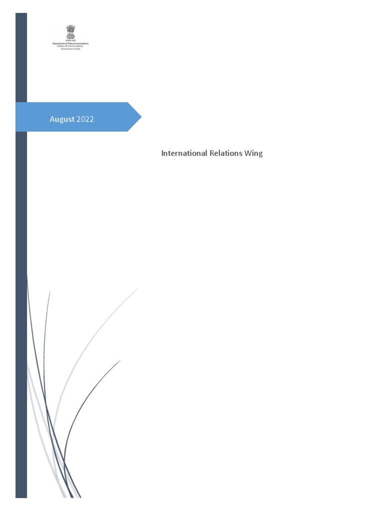 ITU - Stratagic Paper For Contribution To ITU | PDF