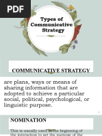 7 Types of Communicative Strategies | PDF | Nonverbal Communication ...