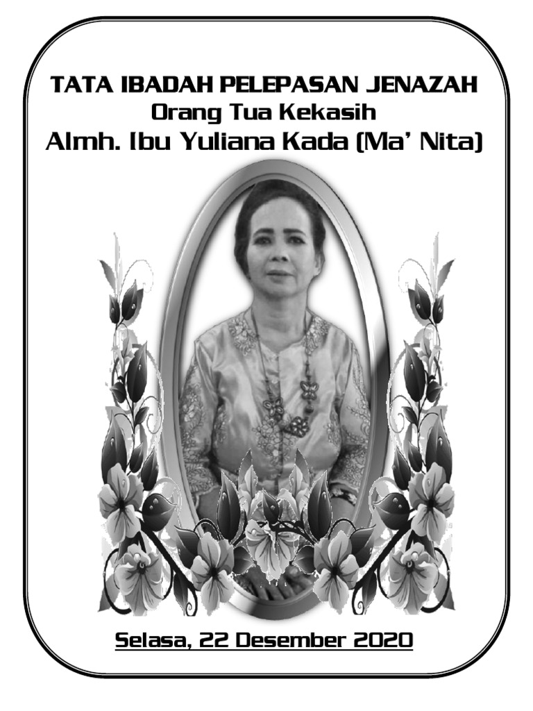 Tata Ibadah Pelepasan Jenazah | PDF | Religion & Spirituality